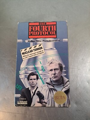 THE FOURTH PROTOCOL BETA (NOT VHS) PIERCE BROSNAN MICHAEL CAINE 1987 | eBay