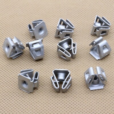 10X Bumper Radiator Grille Panel Push Nut Clip For Chrysler Dodge Jeep ...
