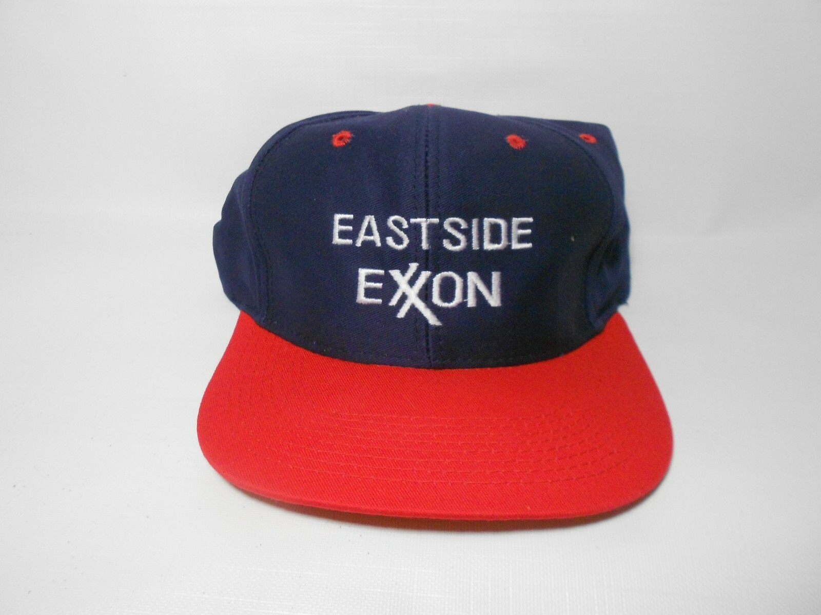 Vintage Eastside Exxon Oil Snapback Advertising Hat Cap **FREE SHIPPING ...