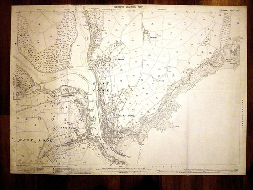 Cornwall old map history mining genealogy Looe, Shutta, Millendreath ...