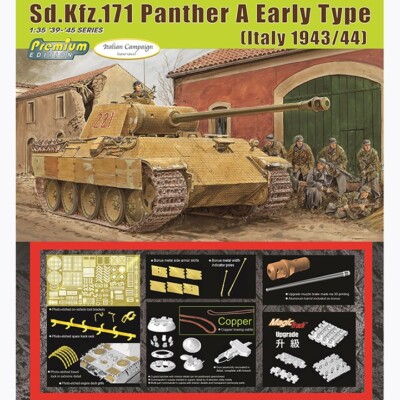 Dragon #6920 1/35 Sd.Kfz.171 Panther A Early Production (Italy 1943/44 ...