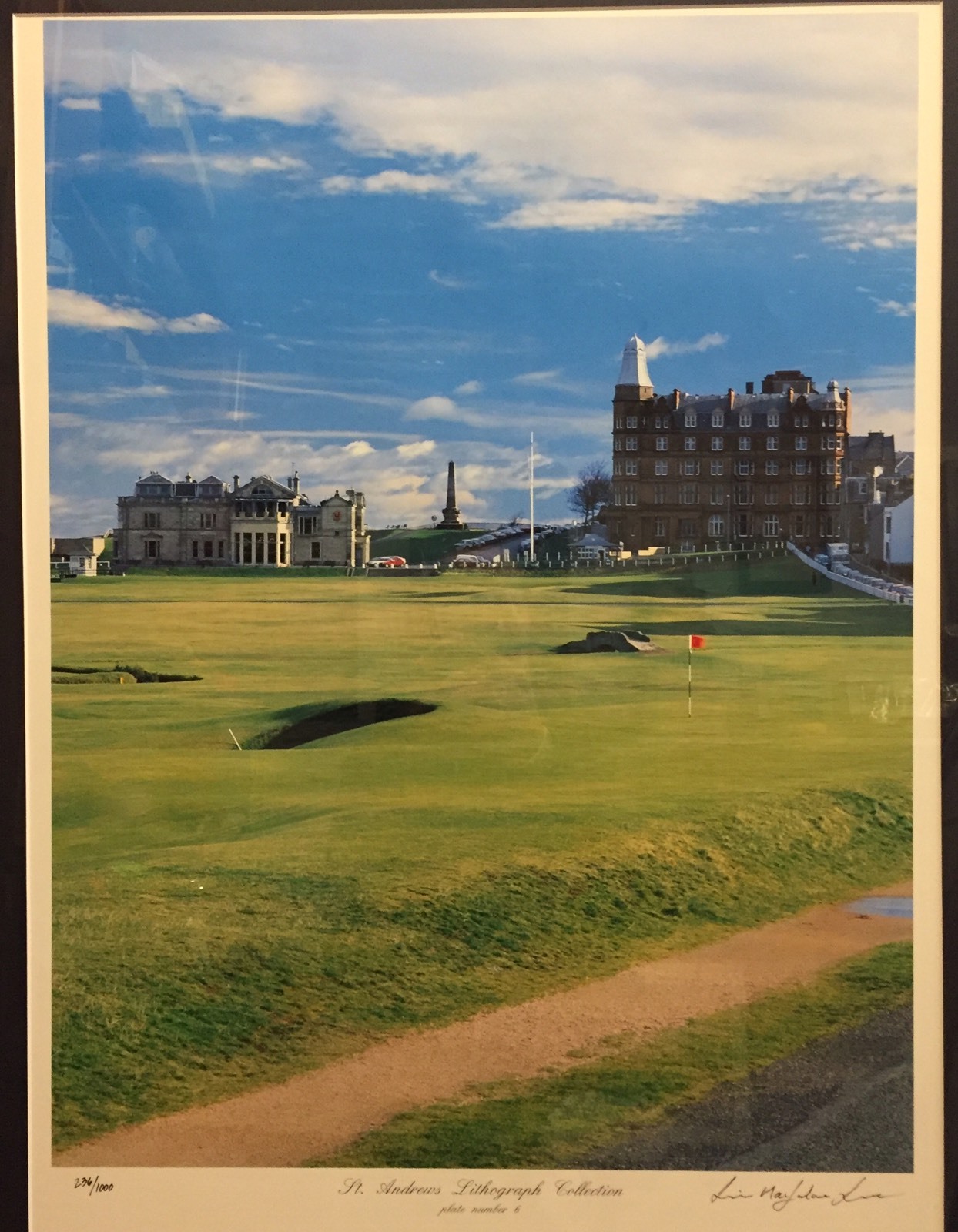 Vintage St. Andrews Lithograph Collection Plate Number 6 Golf Print ...
