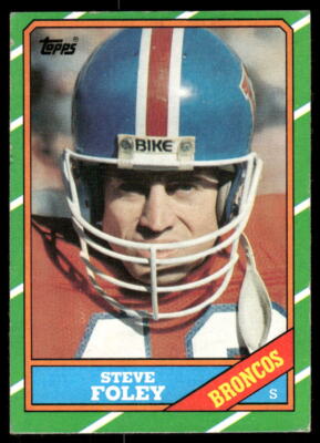 1986 Topps #123 Steve Foley - EX | eBay