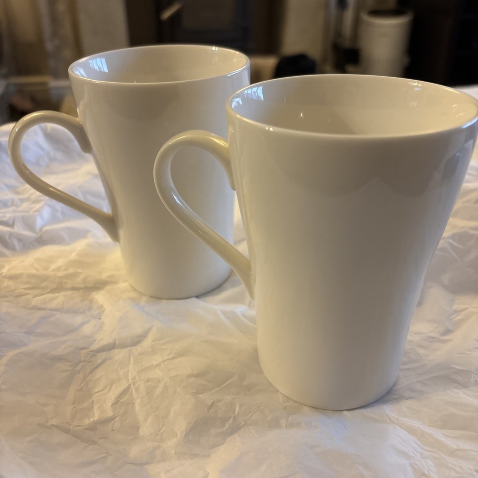 Raffles Hotel Singapore Pair Coffee Mugs Cups Heritage Design Lucerne ...