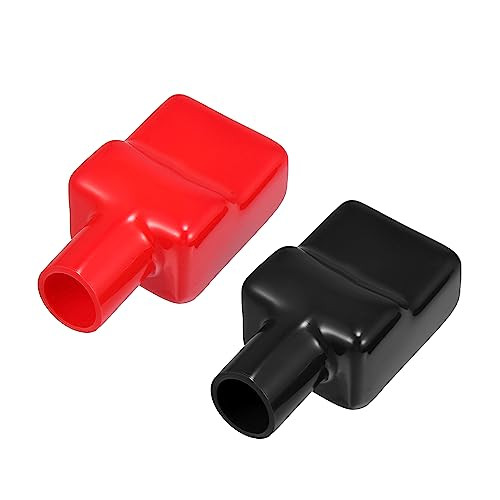 1 Pair Battery Terminal Insulation Covers, 14mm 0.55" Car Battery Post ...