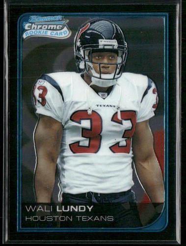 2006 Bowman Chrome Wali Lundy RC #8 Houston Texans | eBay