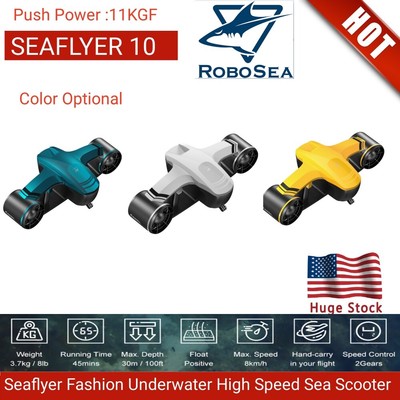ROBOSEA Underwater Seaflyer Scooter 800W 2 speed gears Micro Float ...