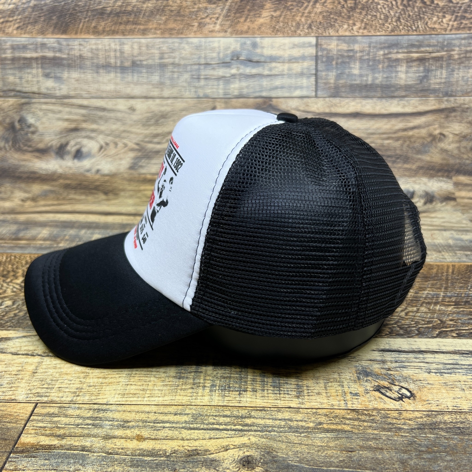 Rocky Balboa Clubber Lang Mens Trucker Hat Black Snapback 1982 ...