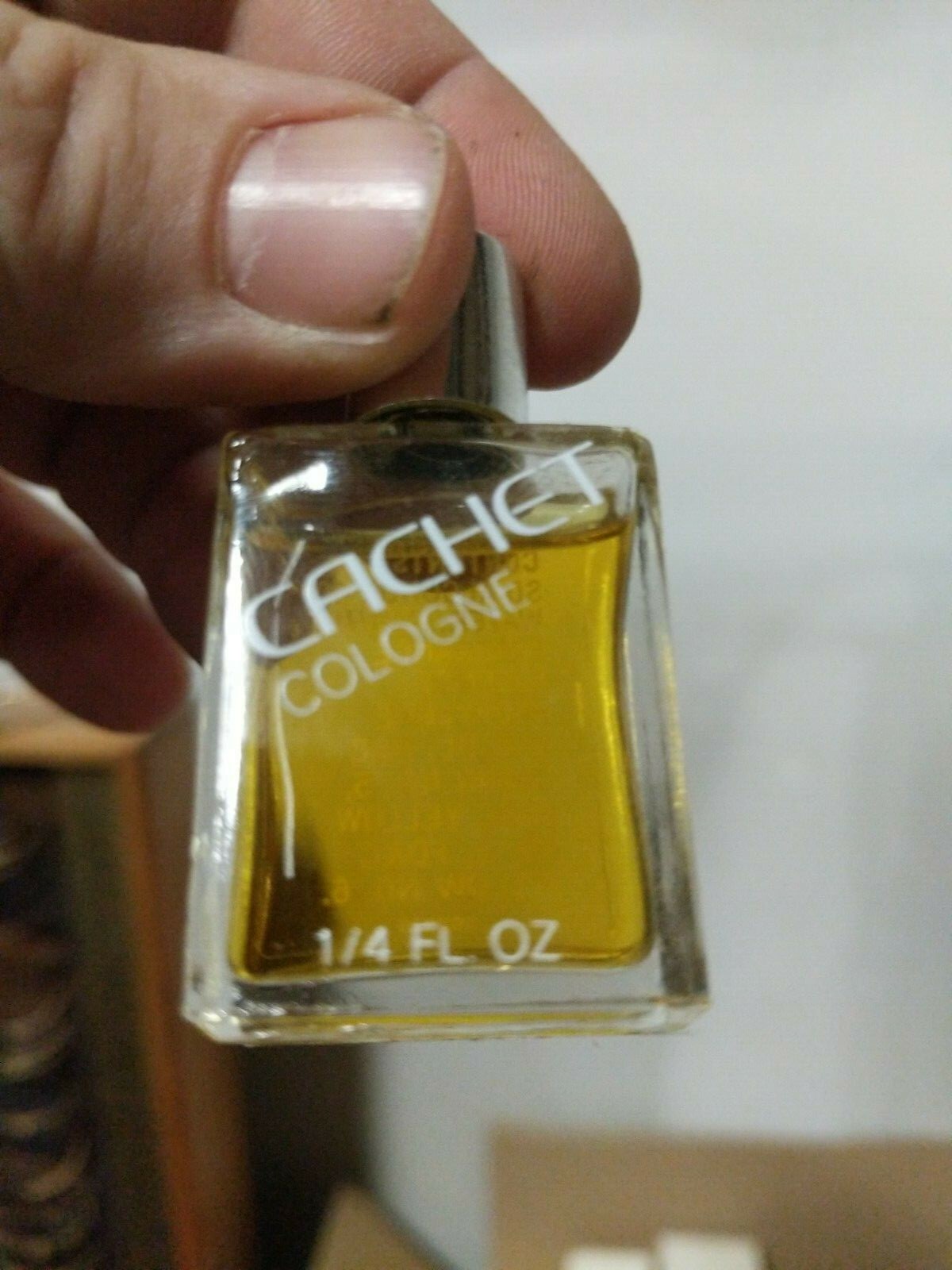 Vtg Cachet Cologne by Prince Matchabelli .25 fl oz Splash Mini nos new ...