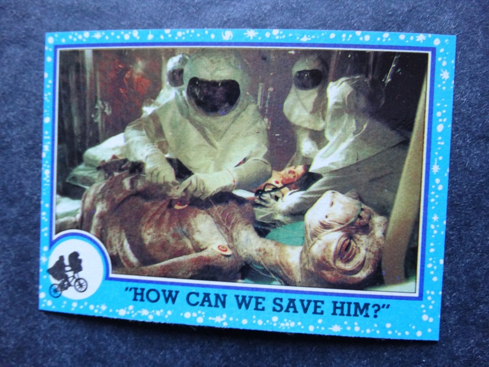 1982 Topps E.T. The Extra Terrestrial Trading Card Complete Your Set U ...