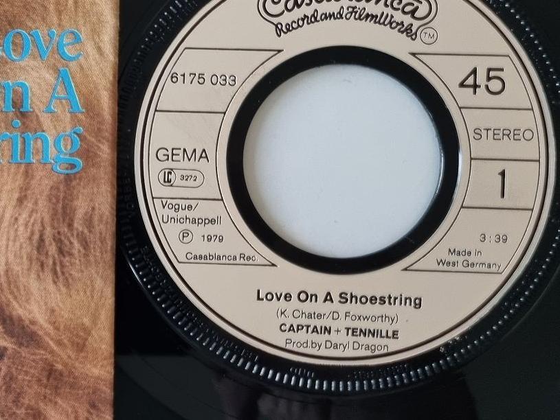Captain And Tennille - Love On A Shoestring 7'' Vinyl Germany | eBay UK