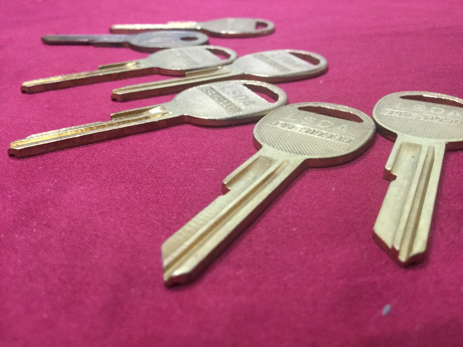 GM B49 Key Blanks by LSDA, Set of 7 - Locksmith | eBay