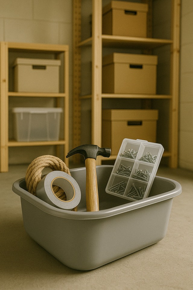 11 Litr Rectangular Washing Up Bowl Plastic Kitchen Basin Sink Dish ...