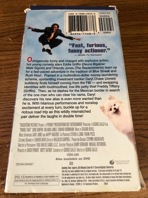 Double Take (VHS, 2001) for sale online | eBay