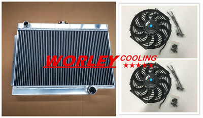 3 ROW Aluminum Radiator + FANS For HOLDEN EJ/EH 179 2.9L L6 1962-1965 ...
