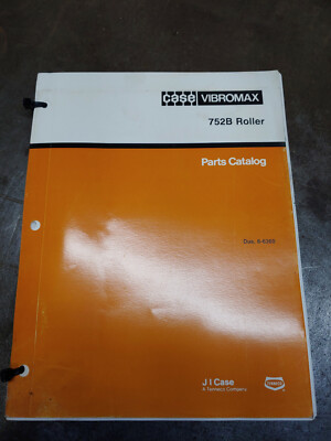 CASE VIBROMAX 752B ROLLER PARTS CATALOG Dus. 8-6360 | eBay