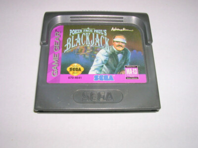Poker Face Paul's Blackjack (Sega Game Gear) Original Game Cart | eBay