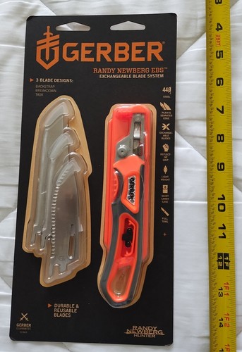 New Gerber Randy Newberg EBS Exchangeable Hunting Knife Blade System ...