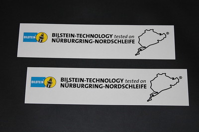 BILSTEIN Sticker Decal Suspension Chassis Suspension Tested Nürburgring ...
