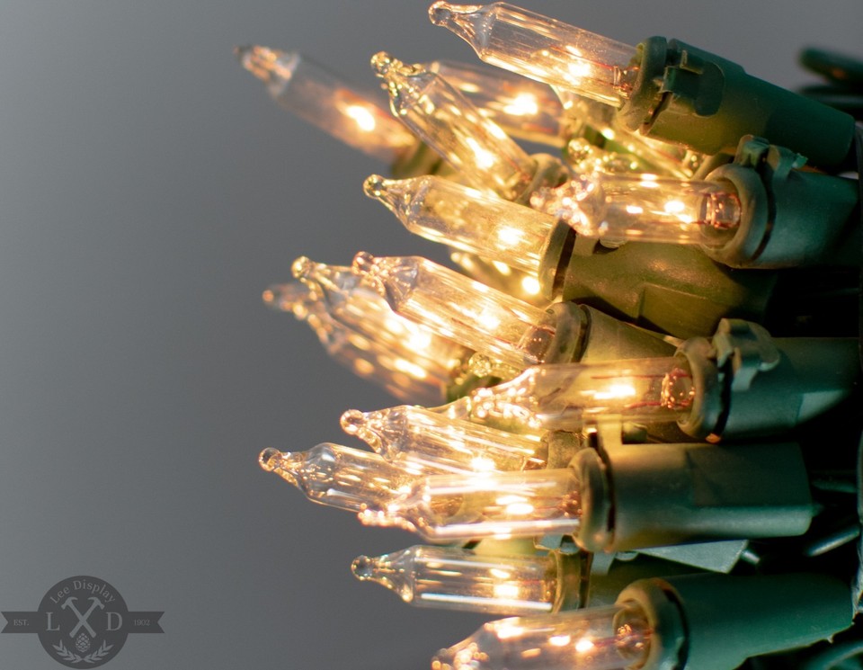 Mini Christmas Lights Set Steady Mini Light String Lighting Holiday 50 ...