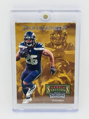 ZACH CHARBONNET 2023 Contenders Rookie Stallions #16 Seattle Seahawks ...