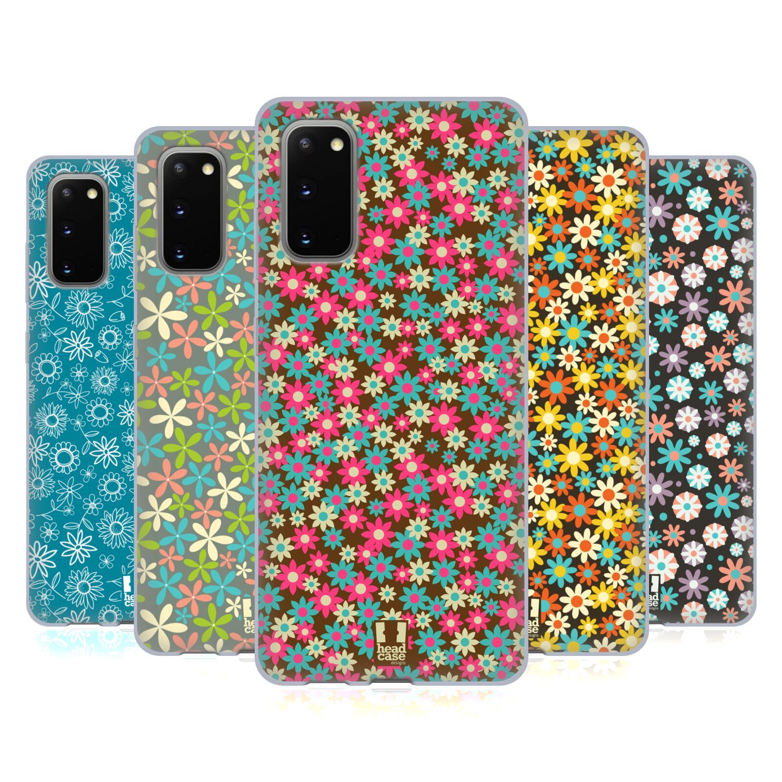 HEAD CASE DESIGNS DITSY FLORAL PATTERNS SOFT GEL CASE FOR SAMSUNG ...
