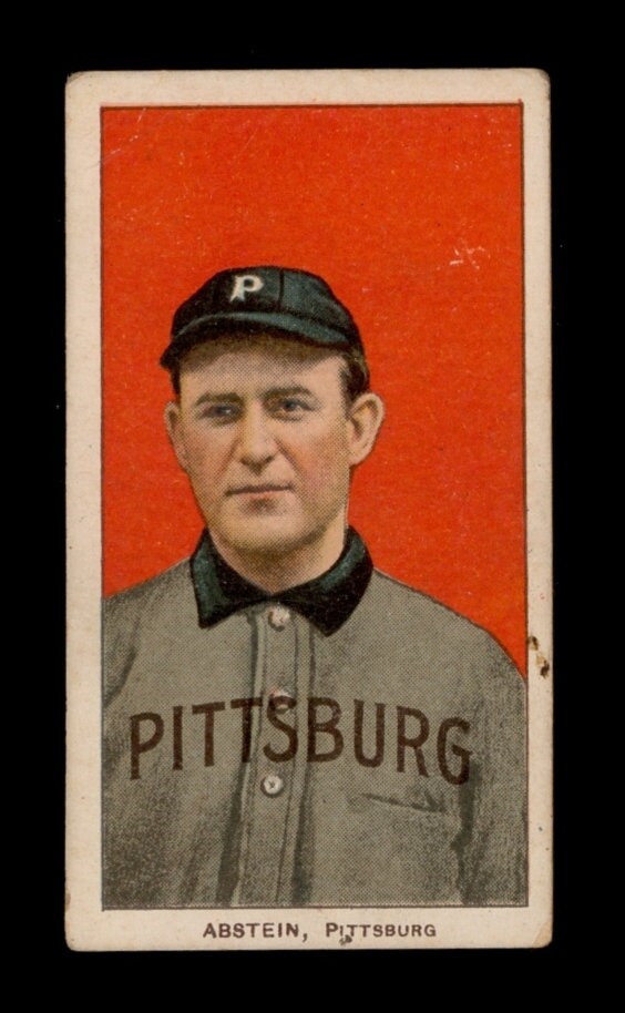 1909-11 T206 Set-Break Bill Abstein Piedmont VG-VGEX (crease) *GMCARDS ...