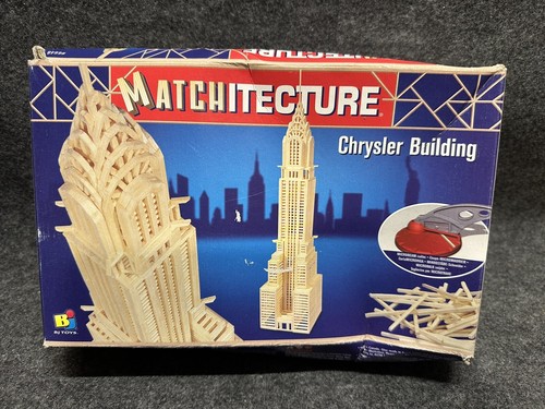 Bojeux Matchitecture Chrysler Building Build With Match Sticks New | eBay