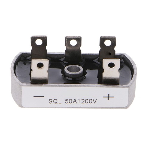 50A 1200V Aluminum Metal for Case 3 Phase Diode Bridge Rectifier 50Amp ...