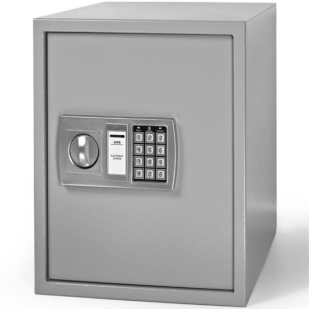 Digital Large Safe Box Lock Cash Money Security Pin Key Home Office ...