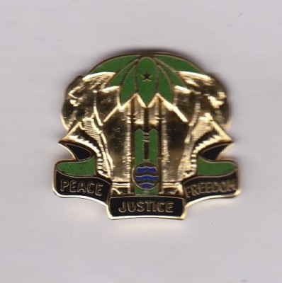 40th MILITARY POLICE BATTALION MP crest DUI badge c/b G-23 | eBay