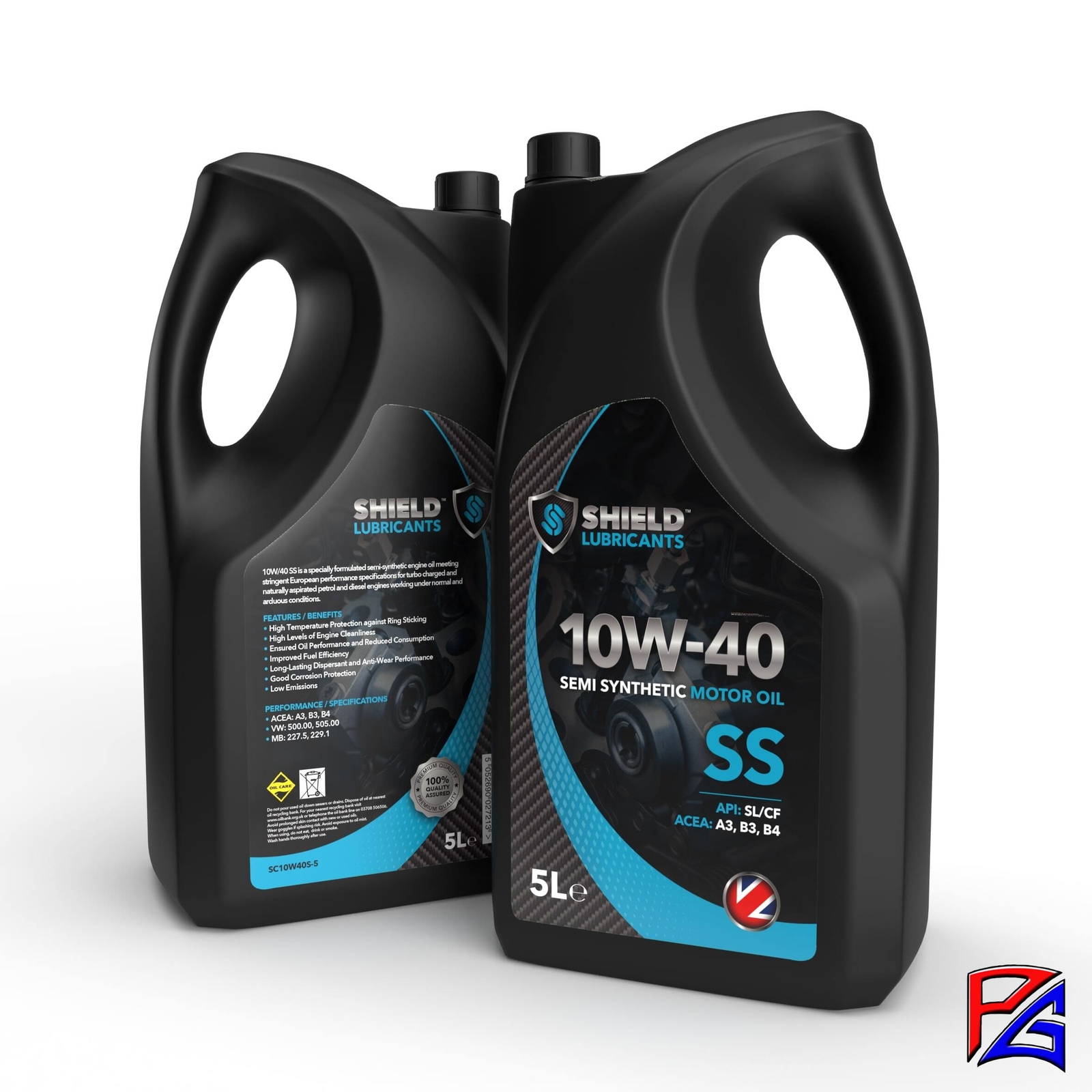 10W40 SEMI SYNTHETIC SHIELD ENGINE OIL - 1L, 5L, 20L, 200L, 1000L 10W ...