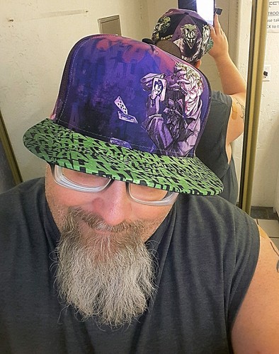DC Comics The Joker Hahaha Sublimated All Over Print Snapback Hat Cap ...