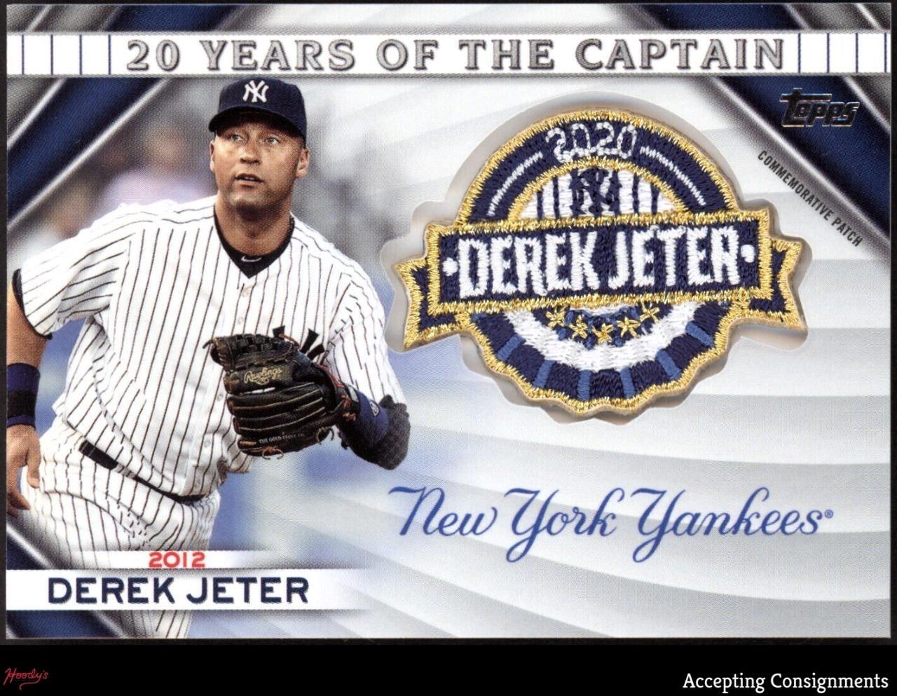 2020 Topps Update 20 Years of The Captain Commemorative Patches #12 ...