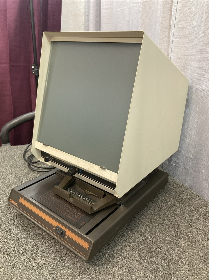 MICRON 770A MICROFICHE READER | eBay