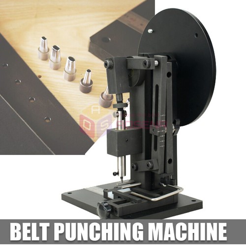 Leather Belt Punching Machine Multi-function Hand Crank Belt Strap Hole ...