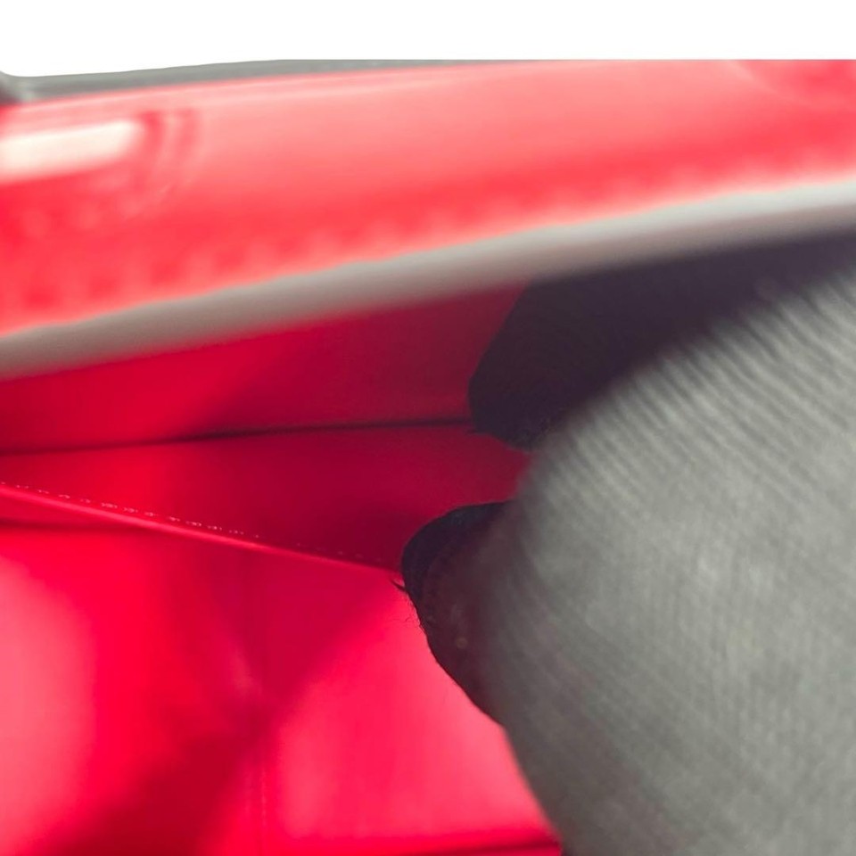 Kate Spade Crossbody Bag Patent Leather 3D Stop Sign Used Authentic ...