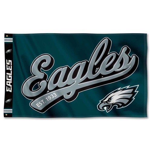 Philadelphia Eagles Script Logo Flag and Banner | eBay