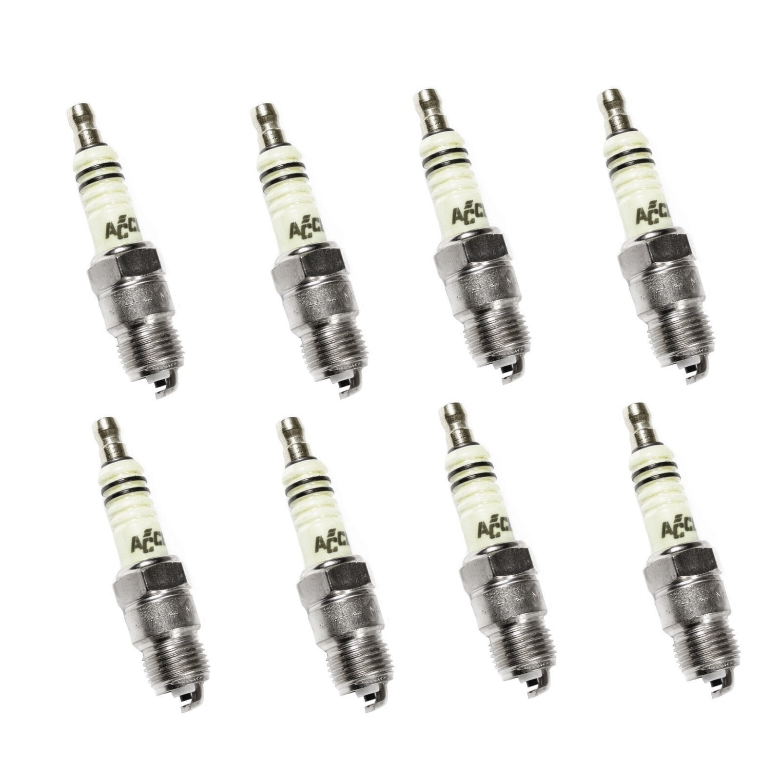 Accel 8198 Performance U-Groove Header Spark Plug - Pack of 8 | eBay