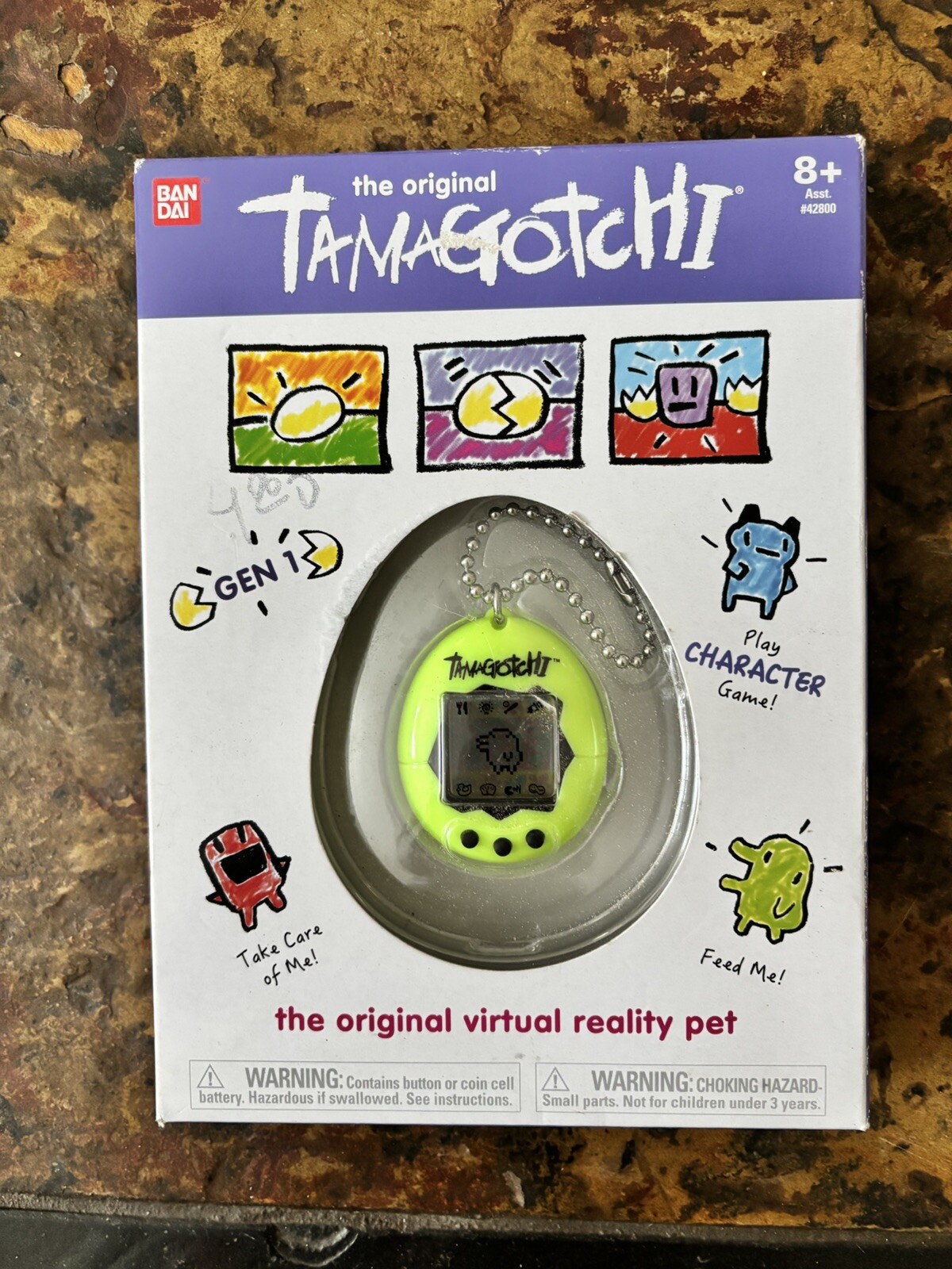 New In Box Original Tamagotchi Gen 1 Neon Lime Green Virtual Reality ...