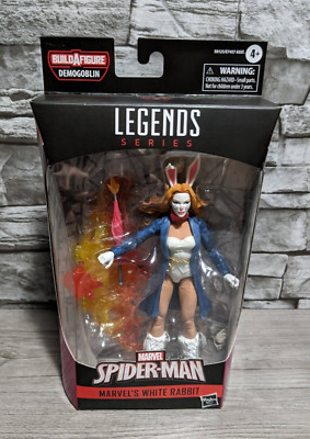 Marvel Legends Spider-Man White Rabbit Demogoblin BAF Figure MIB! | eBay