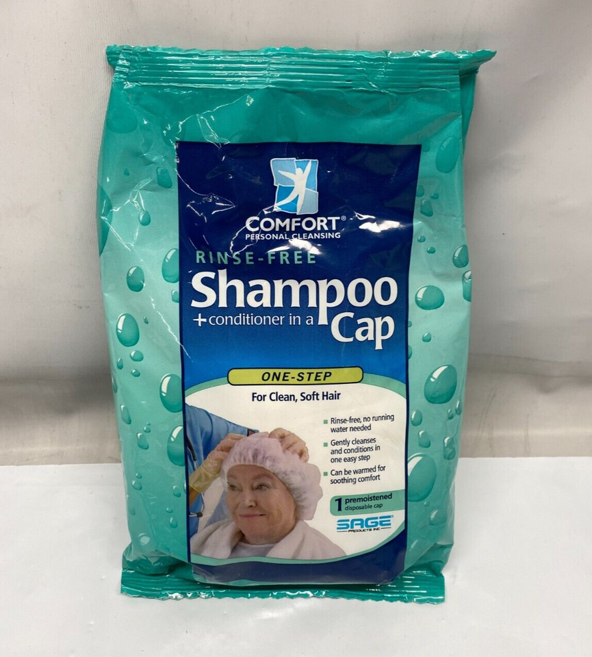 *LOT OF 5* Sage Comfort Rinse-Free Shampoo & Conditioner Cap - #7909 | eBay