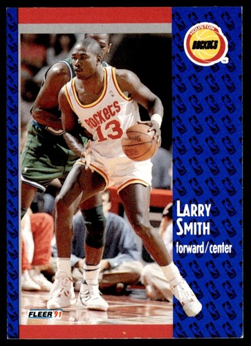 1991-92 Fleer Larry Smith Houston Rockets #79 | eBay