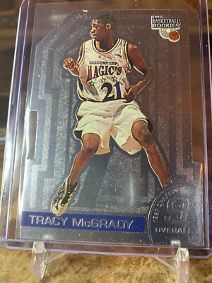 * Legend Tracy McGrady 1997 The Score Board Rookies Draft Pick Die-Cut ...