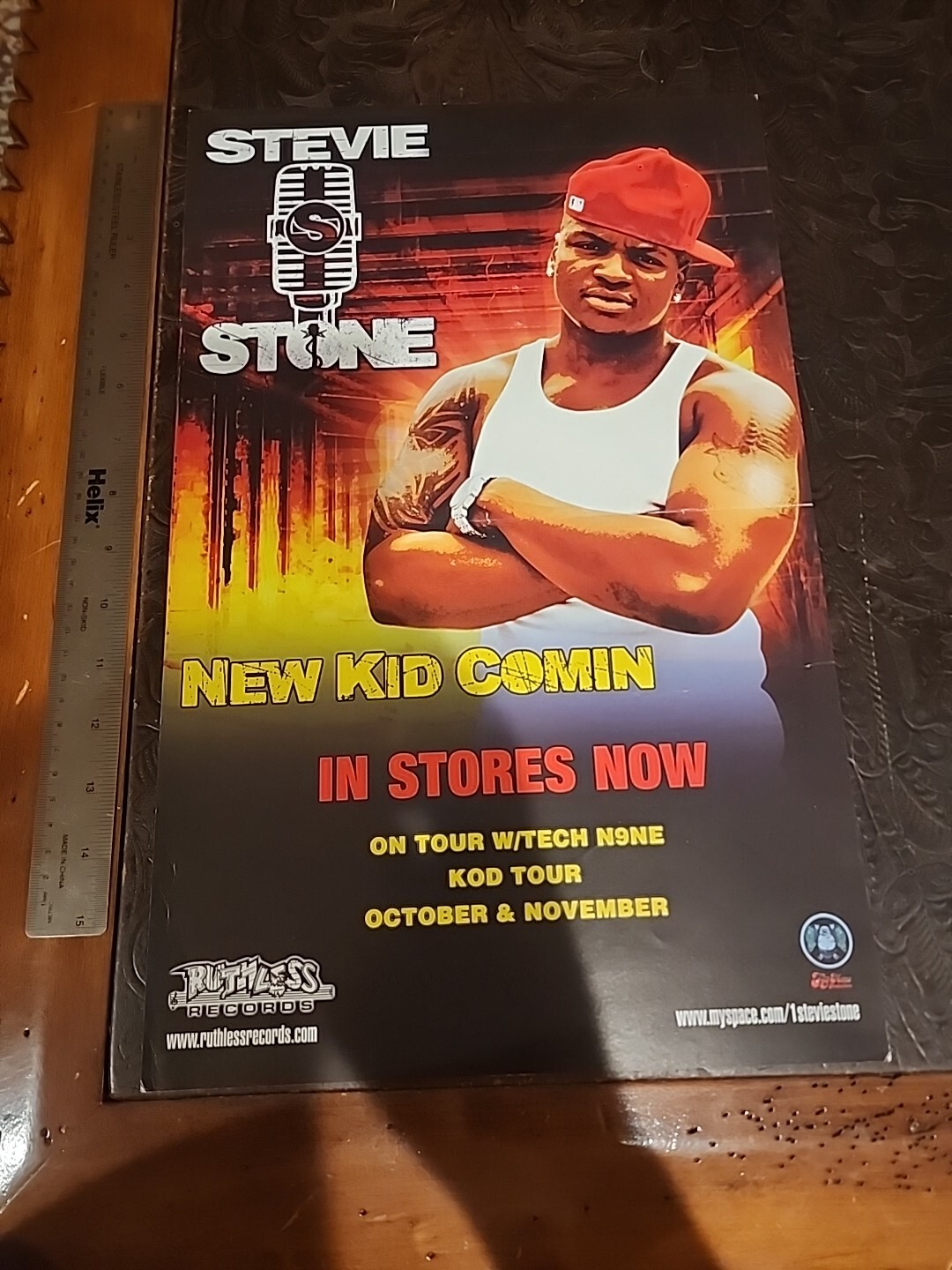 Stevie Stone New Kid Comin Ruthless Records Retailers Album/CD Release ...