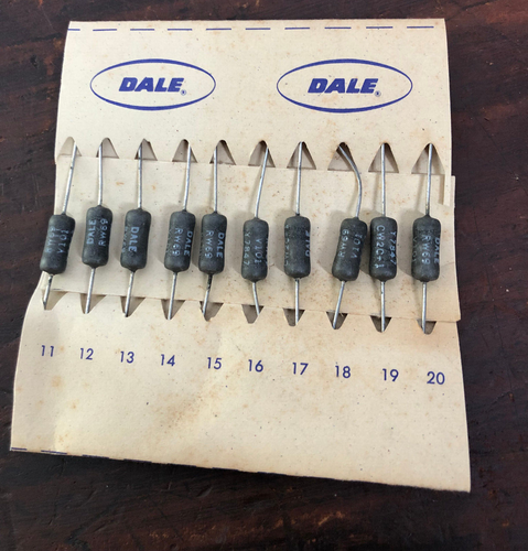NOS - Lot of 10 Dale RW69V101 100 Ohm 3 Watt 1% 20ppm Resistor #0103 | eBay