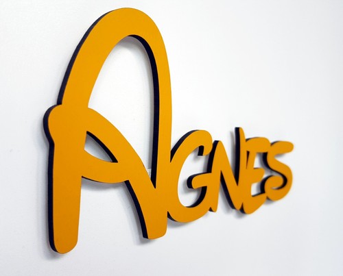 Custom name sign personalized wooden word door wall nursery decor ...