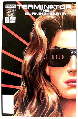 "TERMINATOR- THE BURNING EARTH" Issue # 2 (Apr, 1990) (NOW Comic) ALEX ...