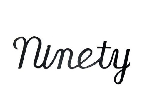 Script Style Address House Numbers Written Word Cursive Font Black ...