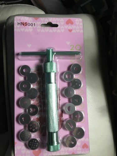 Sugar Dough Extruder w/ Attachments - Sugar Paste Extruder Tool Set | eBay
